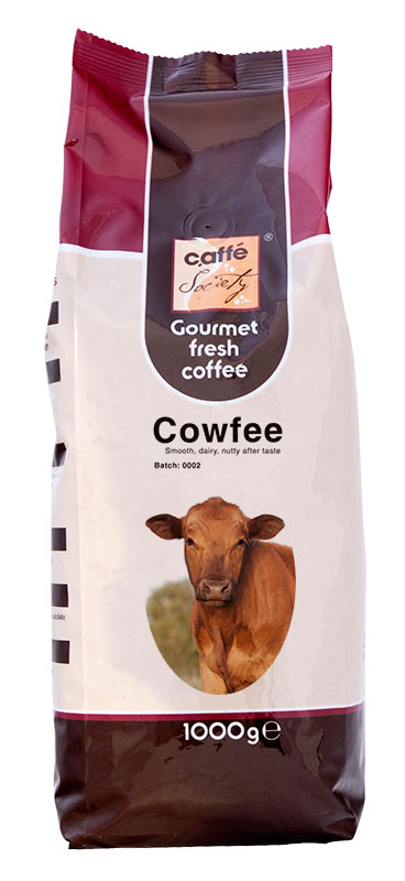 A Caffe Society exclusive - Cowfee; cow digested coffee