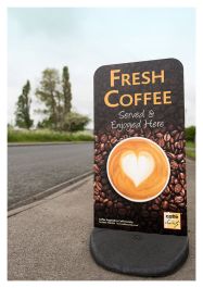 Caffe Society Pavement Sign | Caffe Society