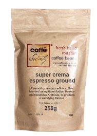 Super Crema Ground Coffee (1 x 250g or 24 x 250g) | Caffe Society